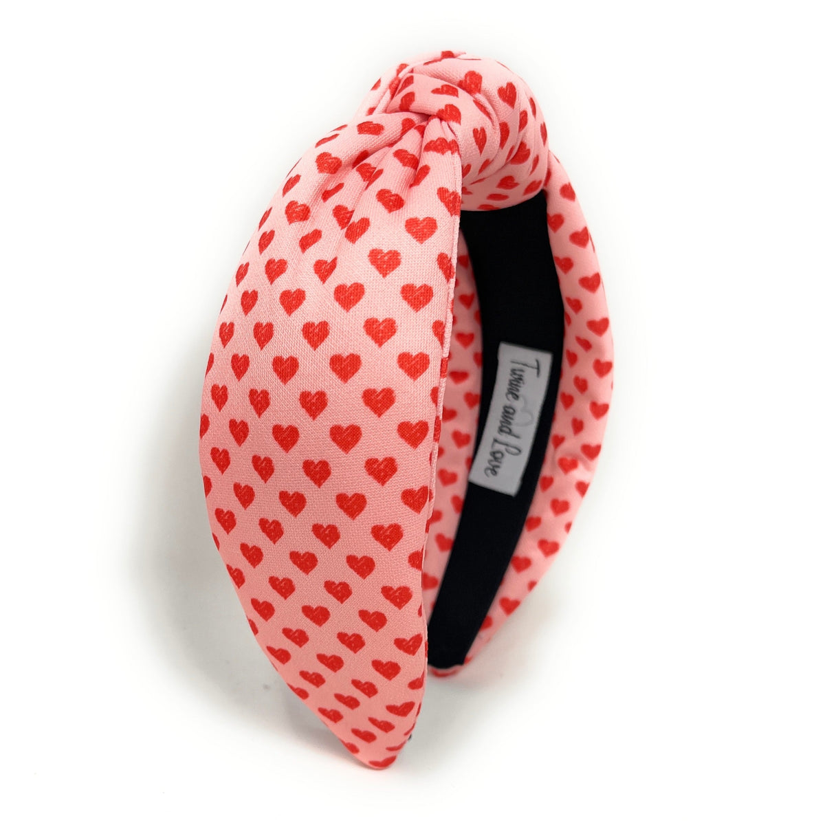 Twine and Love | Valentine's Day Headband | Hearts Knot Headband