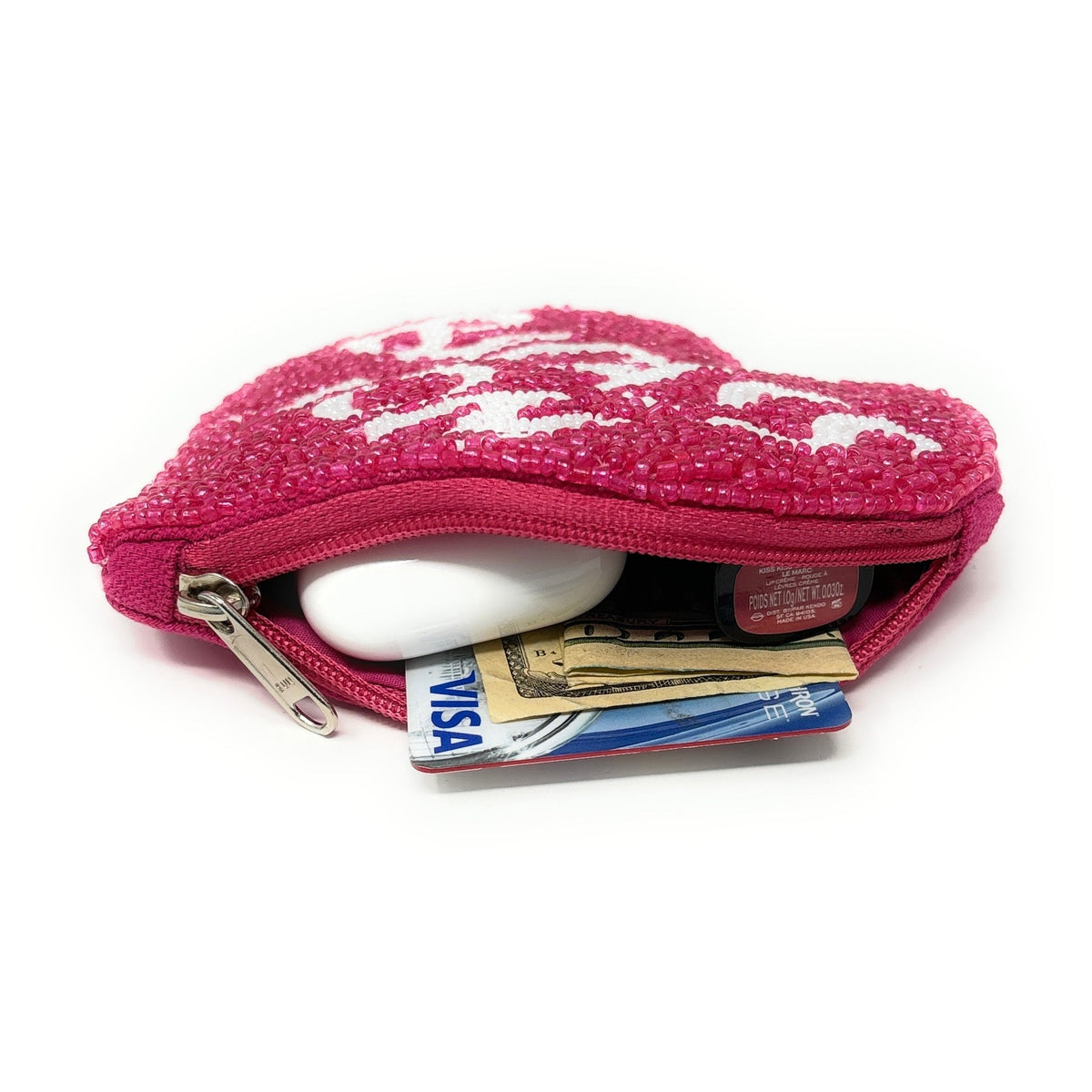 Badass Mom Coin Purse, Beaded Clutch Purse, Handmade Coin Purses, Coin ...