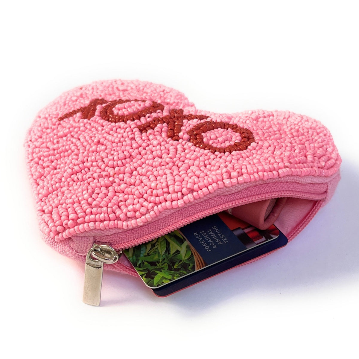 Twine and Love | XOXO Beaded Pouch Purse | Handcrafted Accessories