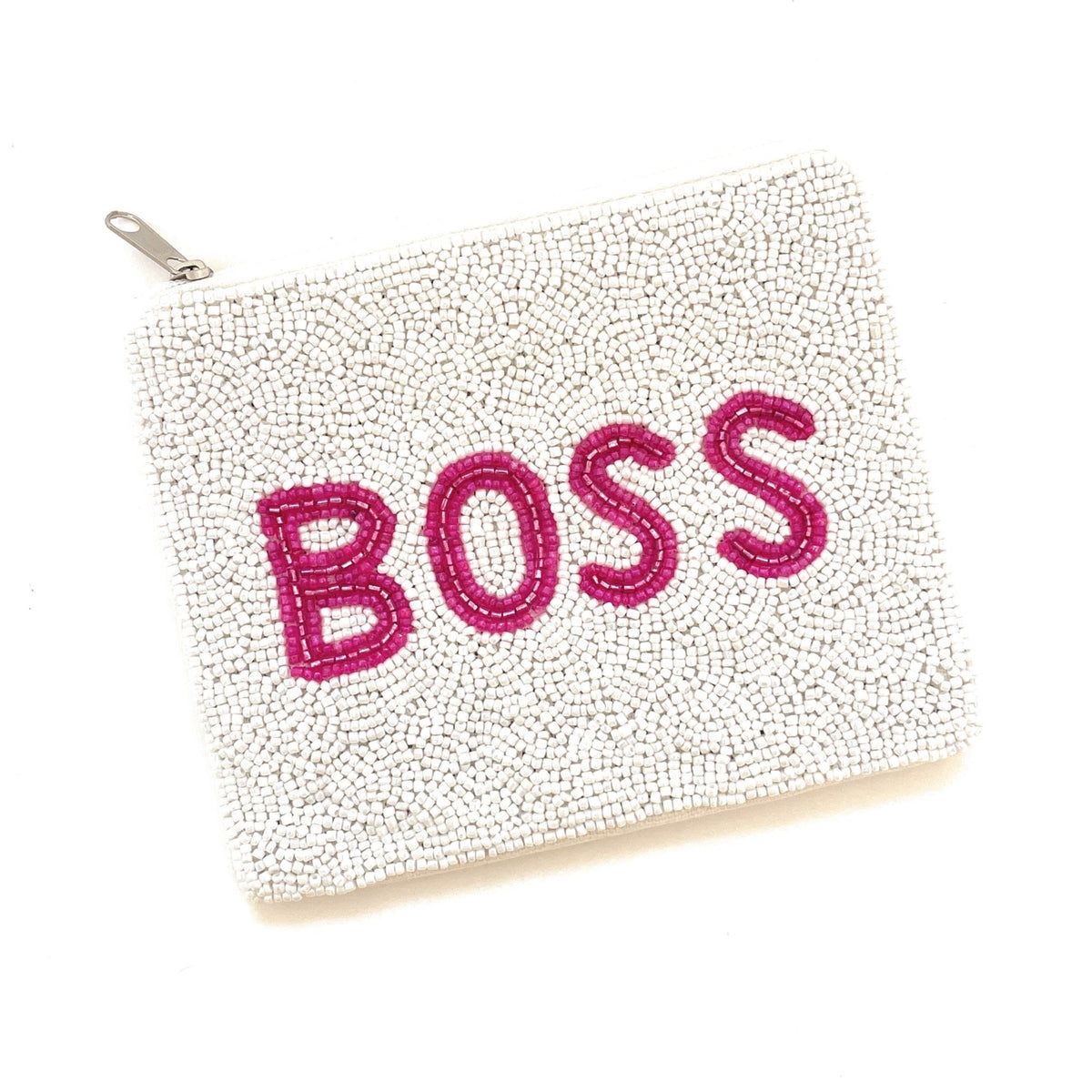 Boss Coin Purse, Beaded Clutch Purse, Handmade Coin Purses, Coin Pouch