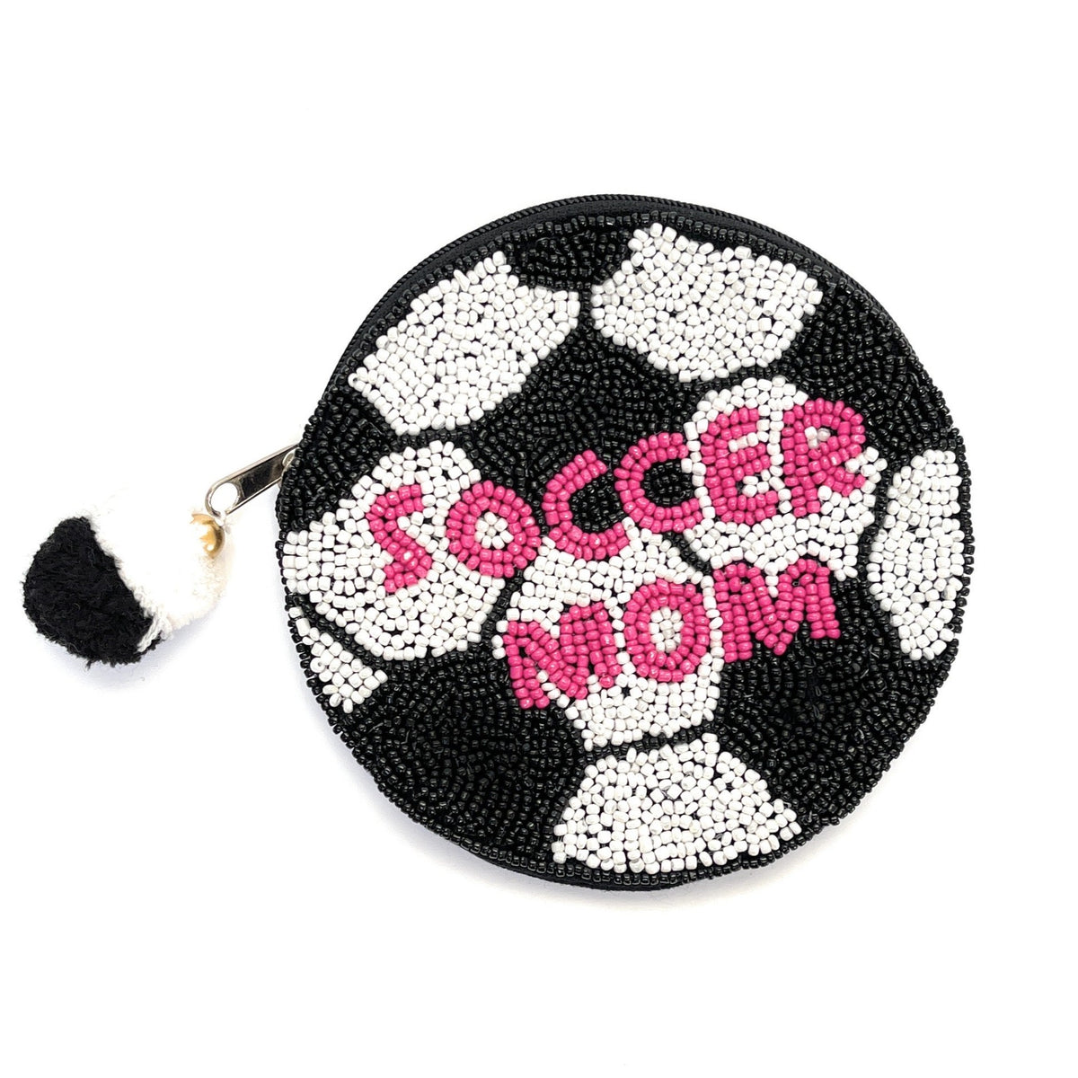 Soccer Mom Coin Purse, Beaded Clutch Purse, Handmade Coin Purses, Coin ...