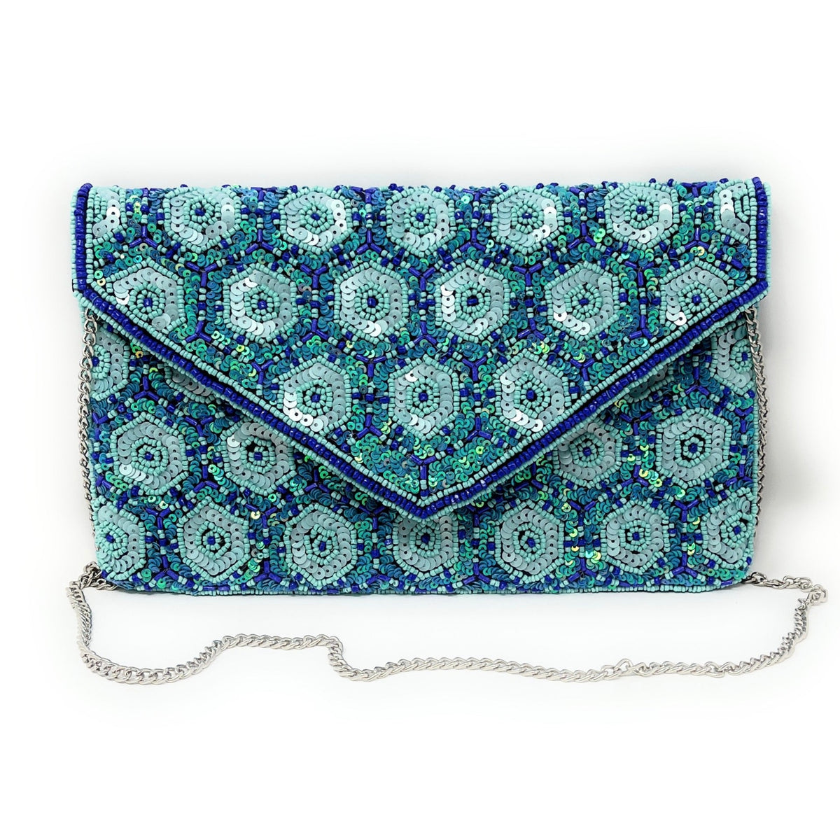 Beaded Clutch Purse, Party Beaded Clutch Purse, CrossBody Purse